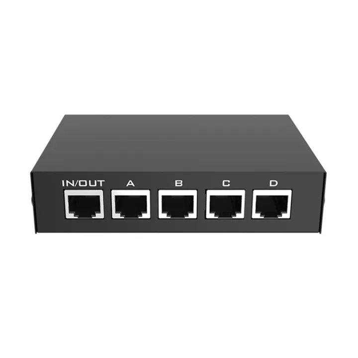 4 in1 Out 100/1000Mbps Mini Gigabit Network Switch 4 in1 Out Mini ...