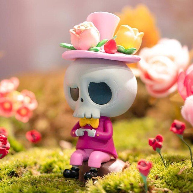 [ดาวเคราะห์ของเล่น] Labubu ชุดดอกไม้วิญญาณ Labbu กล่องทึบของเล่น ...