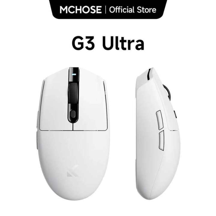 MCHOSE G3 Ultra Wireless Gaming Mouse 8K Polling Rate PAW 3395 Optical ...