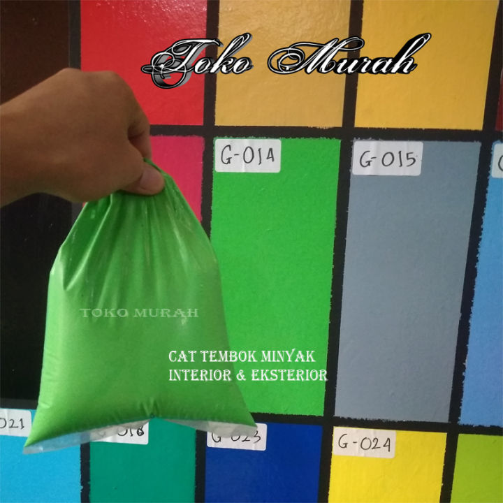 50 Warna Pilihan Cat Tembok kiloan Standar 1kg / Cat dinding / Cat ...
