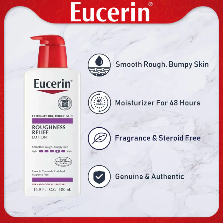 Eucerin Roughness Relief Lotion, Roughness Relief Cream, Moisturizing ...