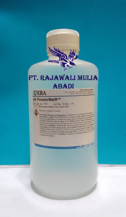 CRM pH, PotableWatR, 250 mL ERA 779 bukan SIGMA-ALDRICH, HACH, HANNA ...