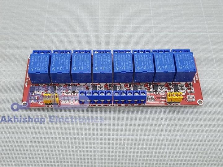 8 Channel Relay Module 5V Supports High and Low Trigger | Lazada Indonesia