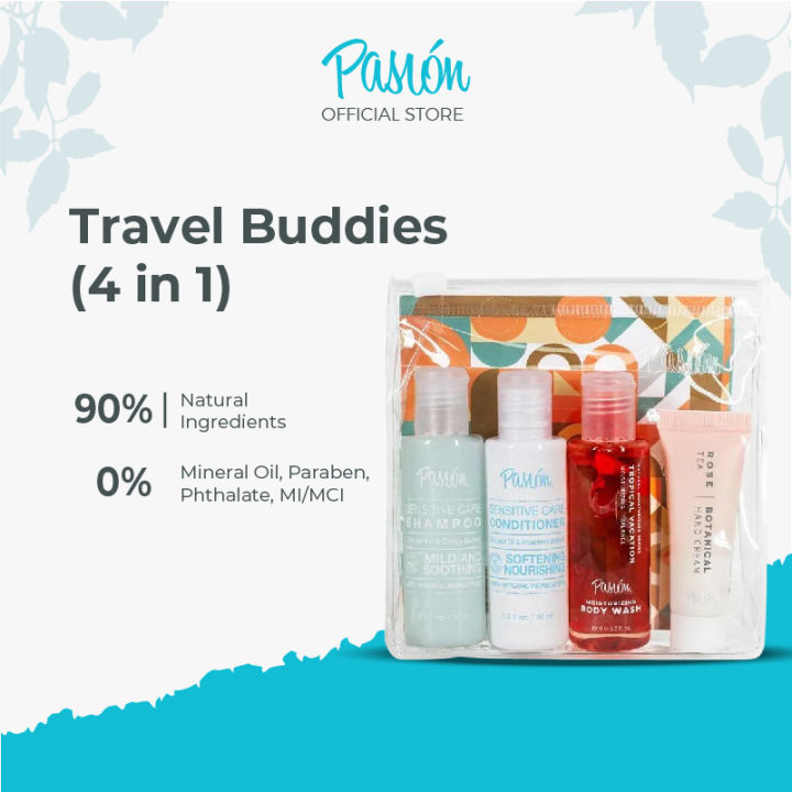 Pasion Travel Buddies (Travel Pack) (4 in 1) | Lazada