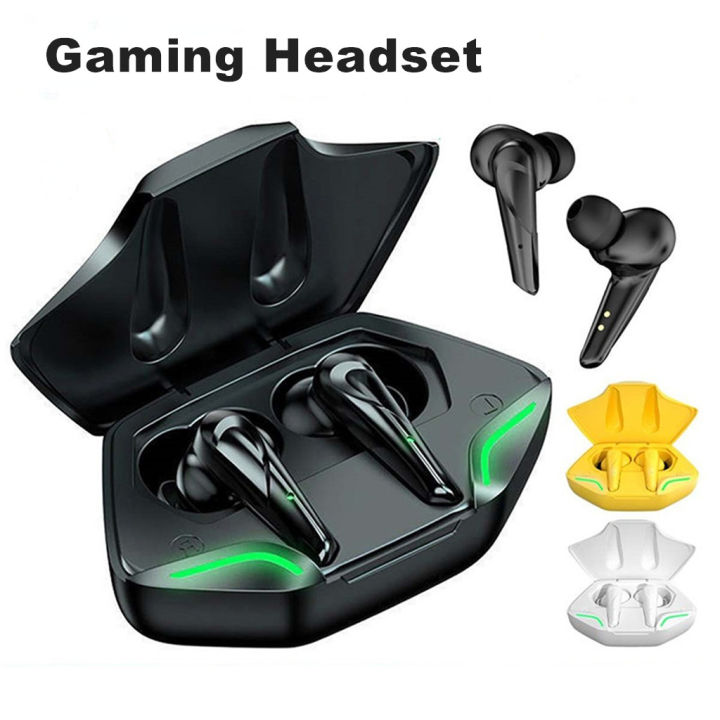 TWS Gaming Earphones Stereo Bass Wireless Bluetooth Earbuds Noise ...