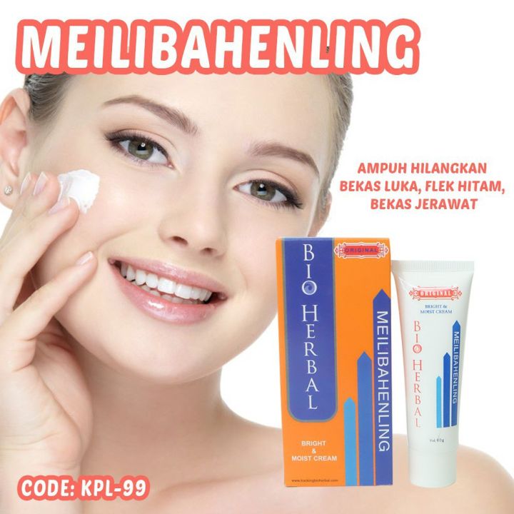 BIO HERBAL MEILIBAHENLING ORIGINAL BPOM CREAM SALEP PENGHILANG BEKAS ...