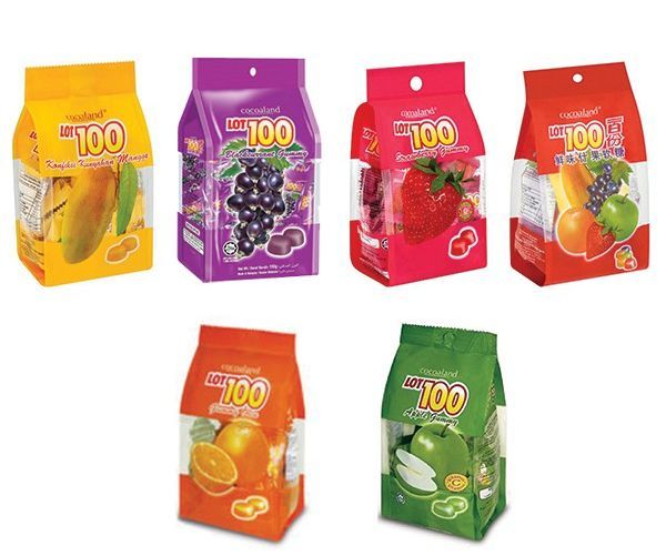 Lot 100 Mango/ Blackcurrant/ Apple/ Strawberry/ Assorted Gummy (150g ...