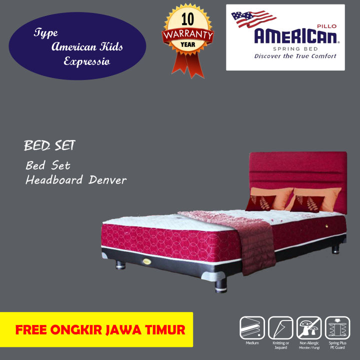 American Pillo Xpressio Kids Springbed Set 90x200 | Lazada Indonesia