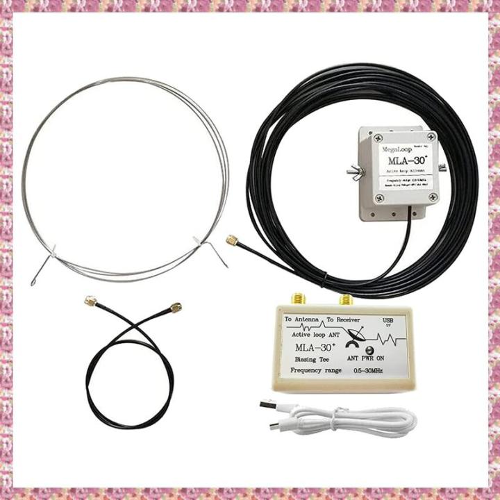 (RZUF) -30+ Loop Antenna,0.5-30MHz Active Receiving Antenna for HA SDR ...