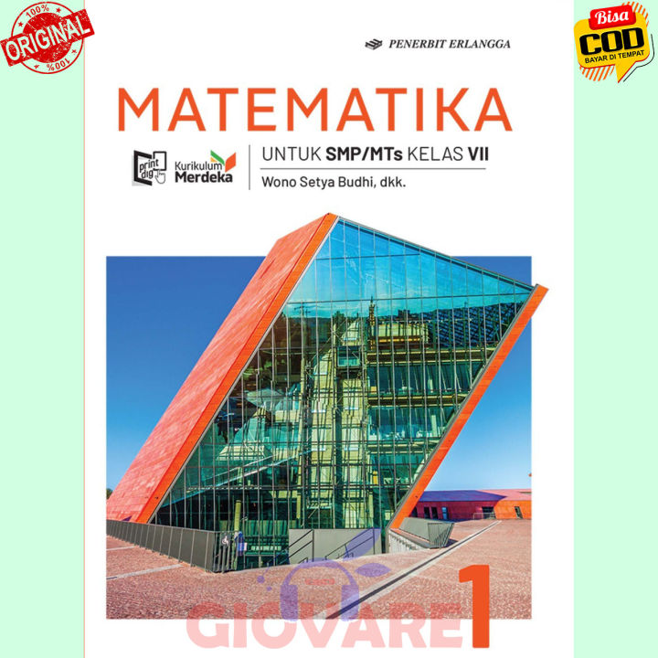 BUKU MATEMATIKA KELAS 7 ERLANGGA KURIKULUM MERDEKA | MATEMATIKA SMP/MTS KLS.7/KM | Lazada Indonesia