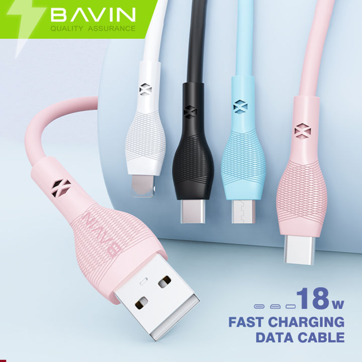 BAVIN CB293 Fast Charging Data Cable Supported Data Transfer 1 Meter ...