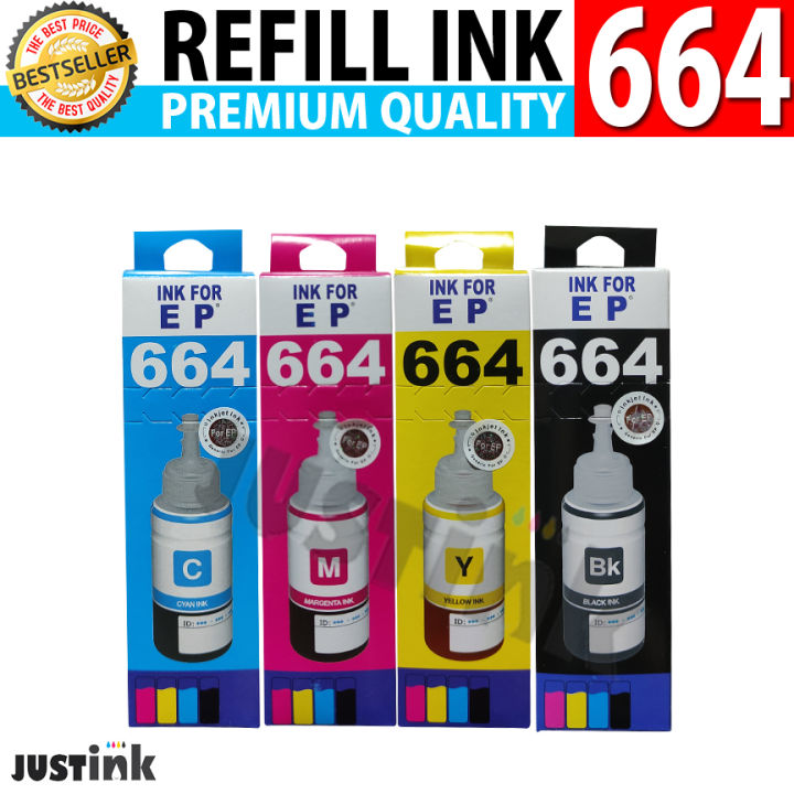 100ml Refill Ink 664 T664 compatible for epson L120 L121 L110 L210 L220 L300 L310 L360 L380 L565 ...