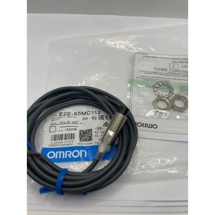 E2E-X5MC112 2M Omron Automation and Safety Proximity Sensors M12 UnSHIELD Output NPN | Lazada.co.th