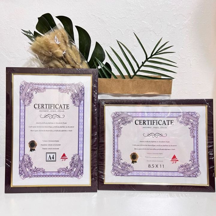 A4 8x10 8.5x11 PVC CERTIFICATE FRAME SIZE A4 8.511 inches Photo frame ...