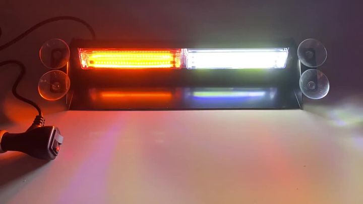 12V24V COB Car Truck Emergency Flasher Dash Strobe Warning Light LED ...