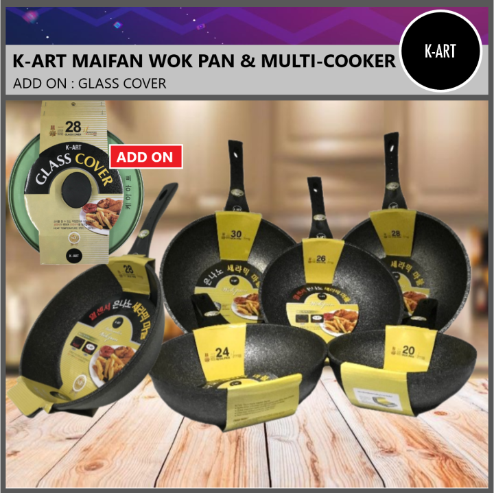 K-ART MAIFAN CLASSIC NON-STICK WOK PAN MADE IN KOREA ( FOR GAS USE ...