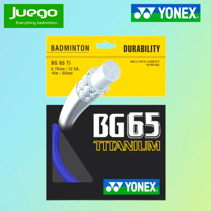 Yonex BG 65 TITANIUM Badminton Strings | Lazada PH