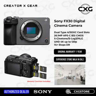 Sony FX30 Price in Malaysia & Specs - RM8019 | TechNave