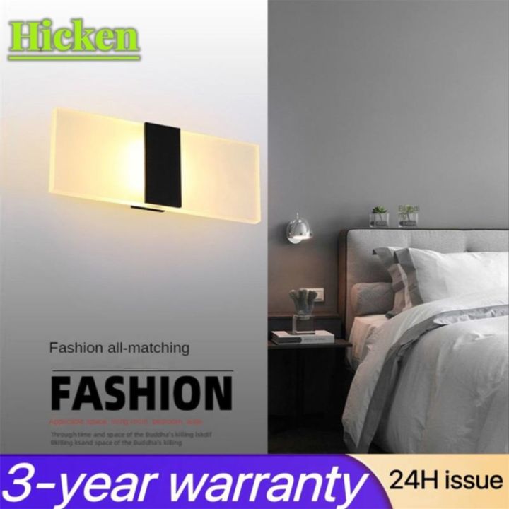 Hicken LED wall lamp indoor outdoor modern Bedroom Sconce Lamp Indoor ...