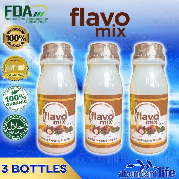 3 BOTTLES FLAVO MIX SUPERFOODS POWDERED DRINKS SOLD BY FLAVOMIX MANILA ...