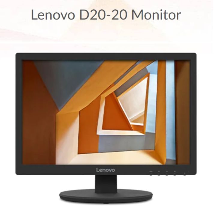 Lenovo D20-20 Monitor | Lazada PH