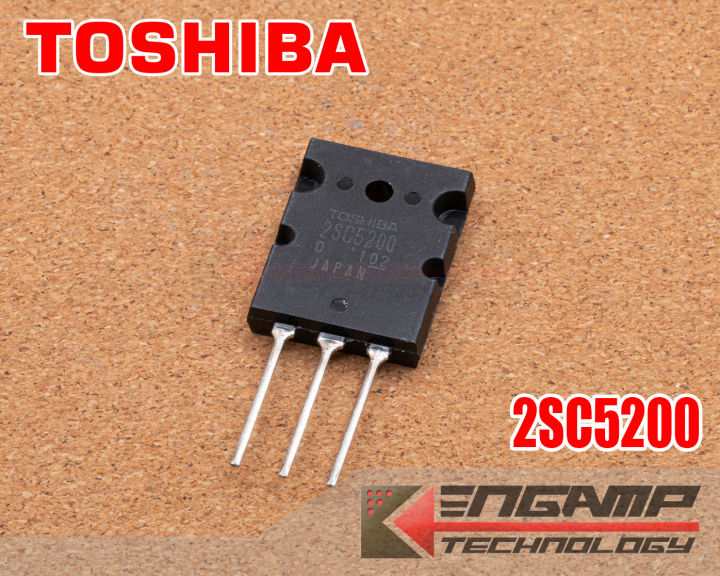 (1ตัว) [TR] 2SC5200 TOSHIBA (แท้ JAPAN) NPN 15A 230V 150W | Lazada.co.th