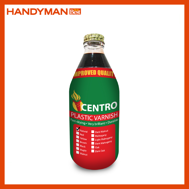 Centro Plastic Varnish 350cc, Natural | Lazada PH