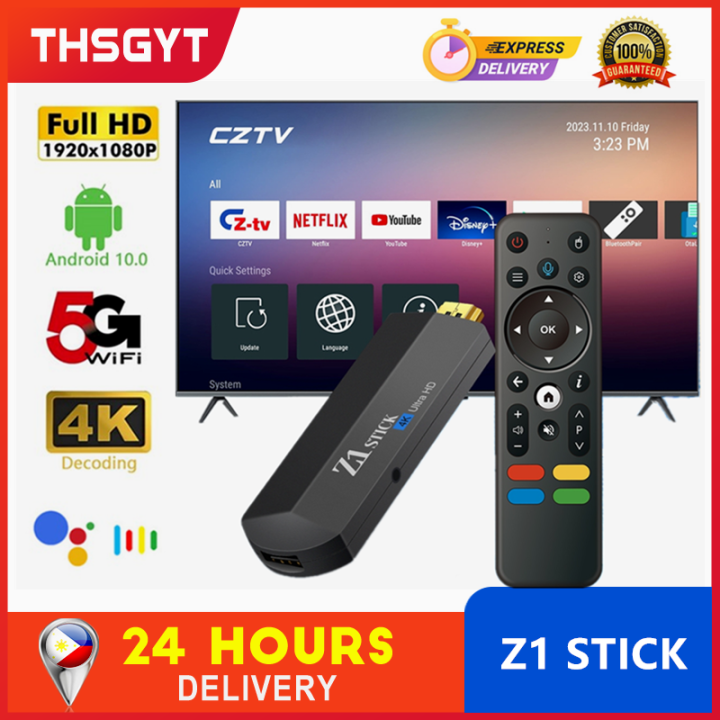 Z1 TV Stick Smart Tv Android 10.0 TV Box with 5G Wifi and Bluetooth mxq ...