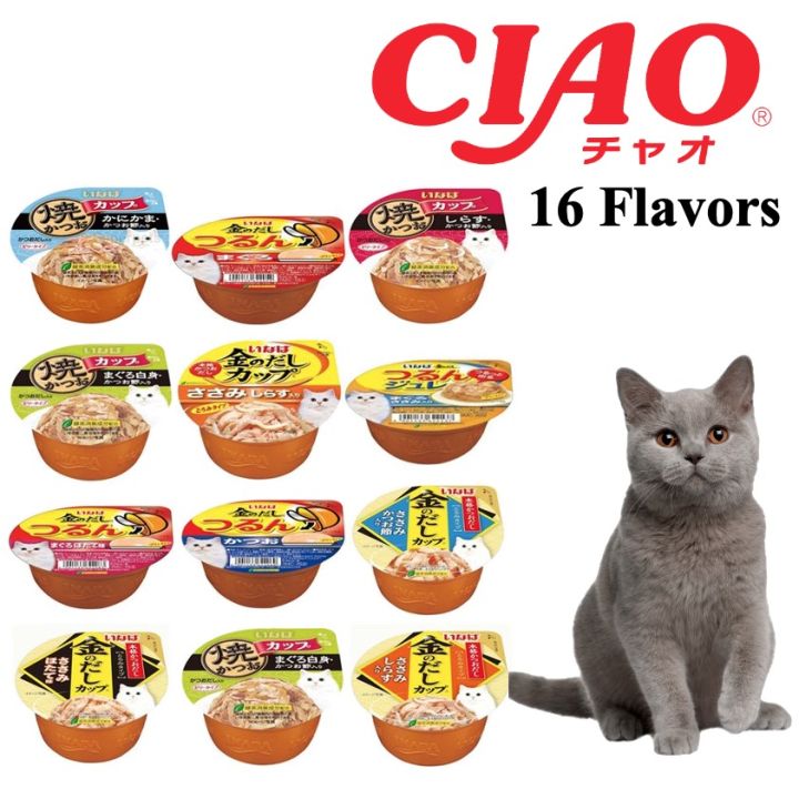 [ BUNDLE OF 6 ] Ciao Jelly Pudding Cup Cat Wet Food | Lazada Singapore
