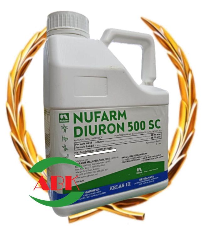 [OFFICIAL SELLER] NUFARM 100%Original DIURON 500SC (4L) OIL PALM ...