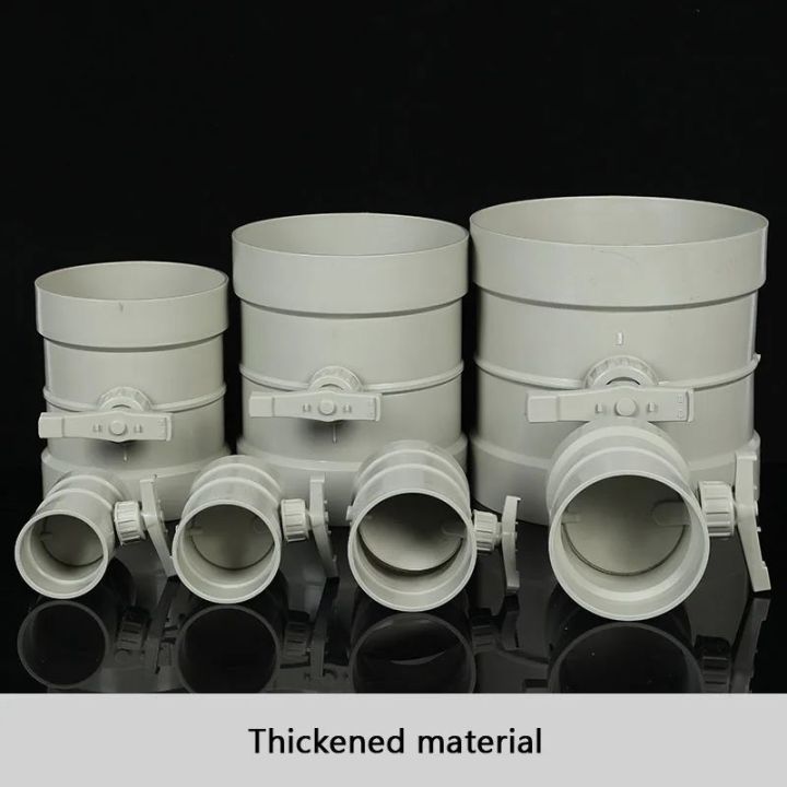 PVC pipe manual valve Air volume control valve Regulating Air Pipe ...
