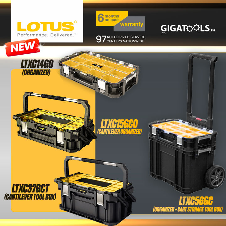 *NEW* Lotus X-Connect™ Cantilever Organizer Tool Box LTXC14GO ...