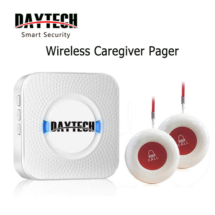 DAYTECH Wireless Caregiver Pager Smart Call System Nurse Calling Alert ...