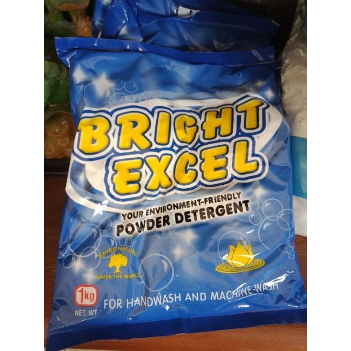 BRIGHT EXCEL Powder Detergent 1kg | Lazada PH