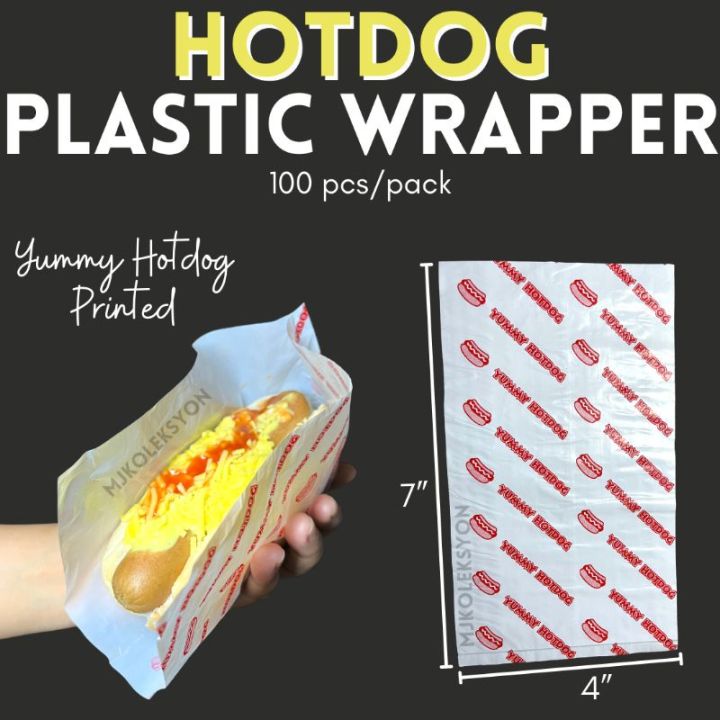 Hotdog Plastic Wrapper 100pcs per pack 4x7inches | Lazada PH