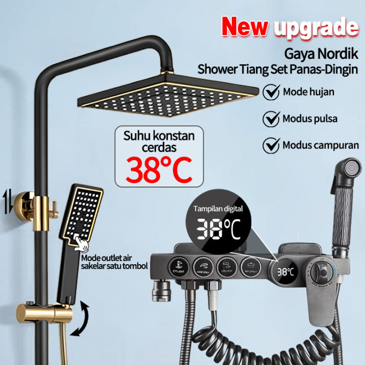 Shower Kamar Mandi Set (4 in 1) Dengan Sprayer Faucet Sprayer / set ...