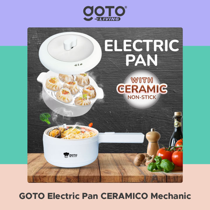 Goto Ceramico Panci Listrik Fry Pan Electric Cooker Keramik Serbaguna ...