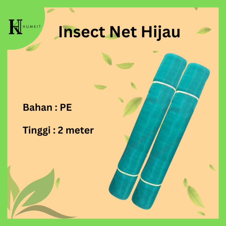 Jaring Waring Kasa HIjau Insect Net Anti Serangga Lebar 2 Meter ...