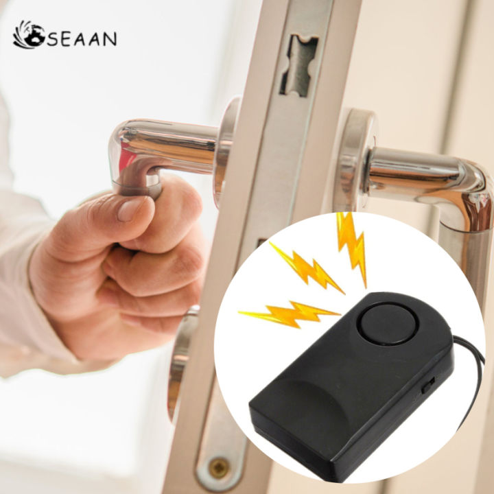 Portable 120 Wireless Touch Sensor Security Alarm Loud Door Knob Entry ...