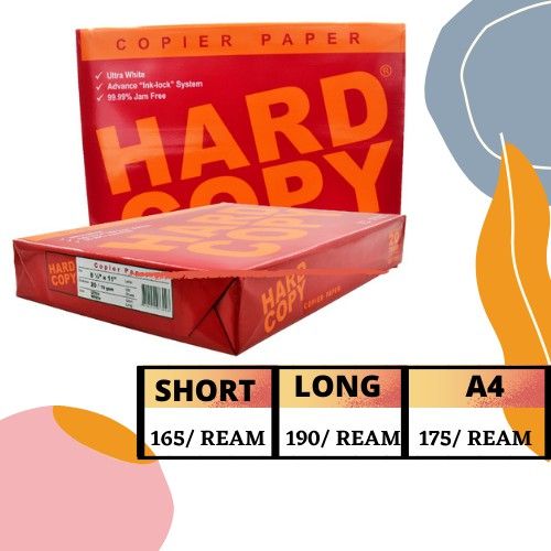 HARD COPY BOND PAPER (SHORT, LONG & A4) | Lazada PH