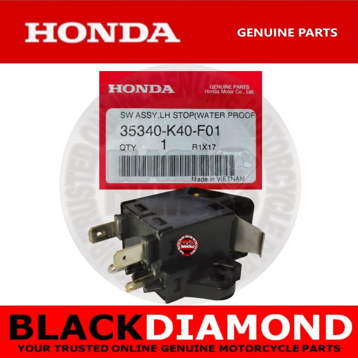 JOEY - ORIGINAL HONDA ADV 150 | SWITCH ASSEMBLY, LEFT HANDLE STOP ...