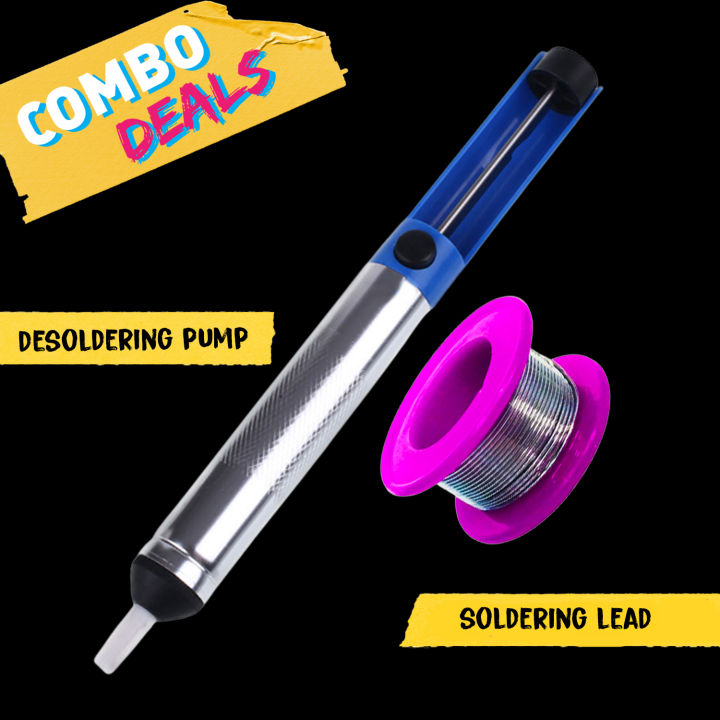 MW Plastic Desoldering Pump with Soldering Lead Set – Easy Solder ...