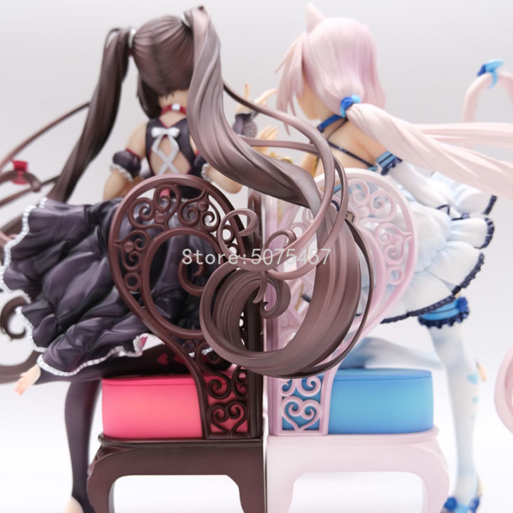 24cm NEKOPARA Chocola & Vanilla Anime Figure ChocolaVanilla Action ...