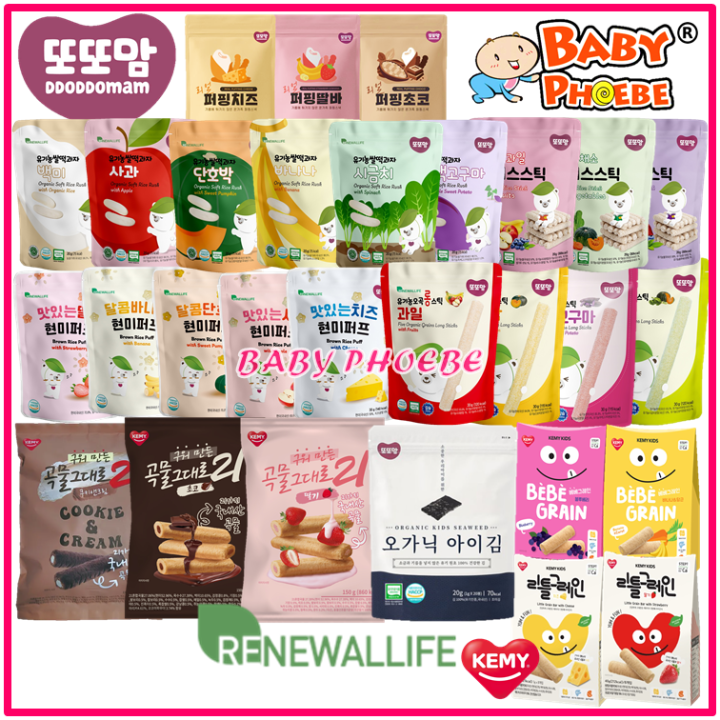 Renewallife Ddoddomam Organic Baby Rice Rusk /NFC Juice Ddoddomam Puff ...