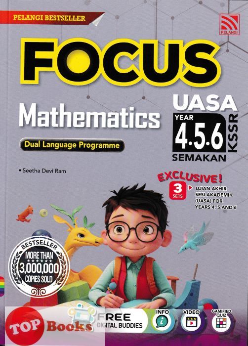 [TOPBOOKS Pelangi] Focus UASA Mathematics Year 4, 5, 6 KSSR Semakan ...