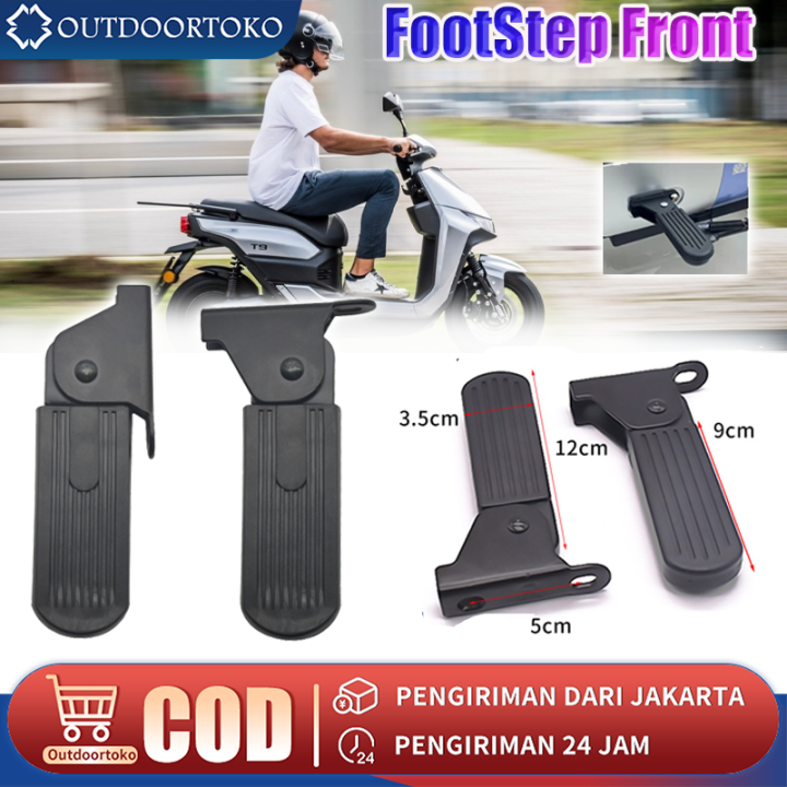 FootStep Front / Pijakan Kaki Depan Universal Sepeda Listrik 1 Set/Foot ...
