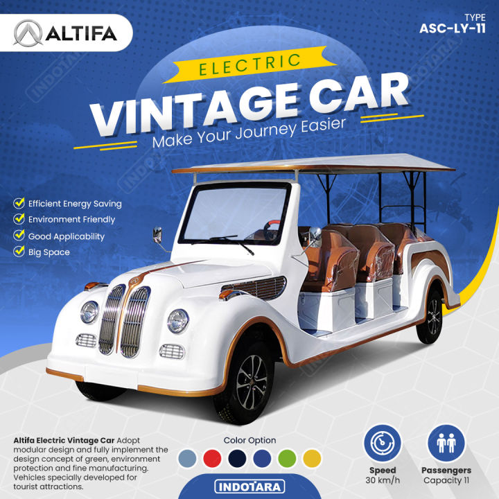 Mobil Listrik Antik / Altifa Electric Vintage Car ASC-LY-11 | Lazada ...