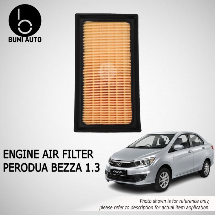 Perodua Bezza 1.3L Engine Air Filter Penapis Udara 17801-BZ130 | Lazada