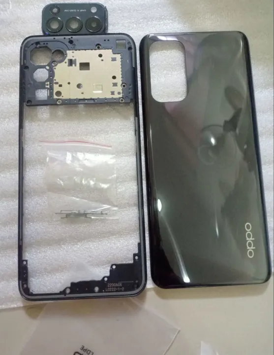 casing fullset oppo reno 5 5g kesing fullset bezel + backdoor + ring ...