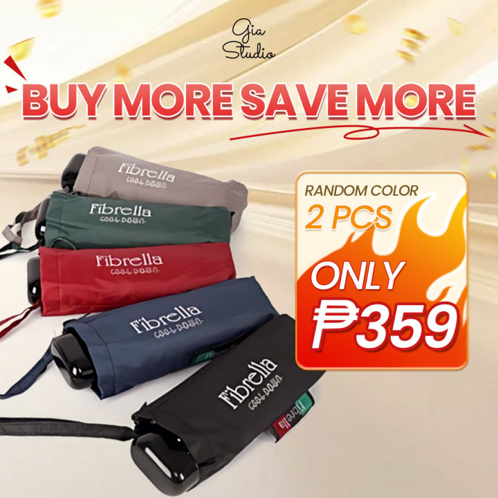 FIBRELLA FASHION POCKET SIZE 5FOLDS UMBRELLA MANUAL #5001 | Lazada PH